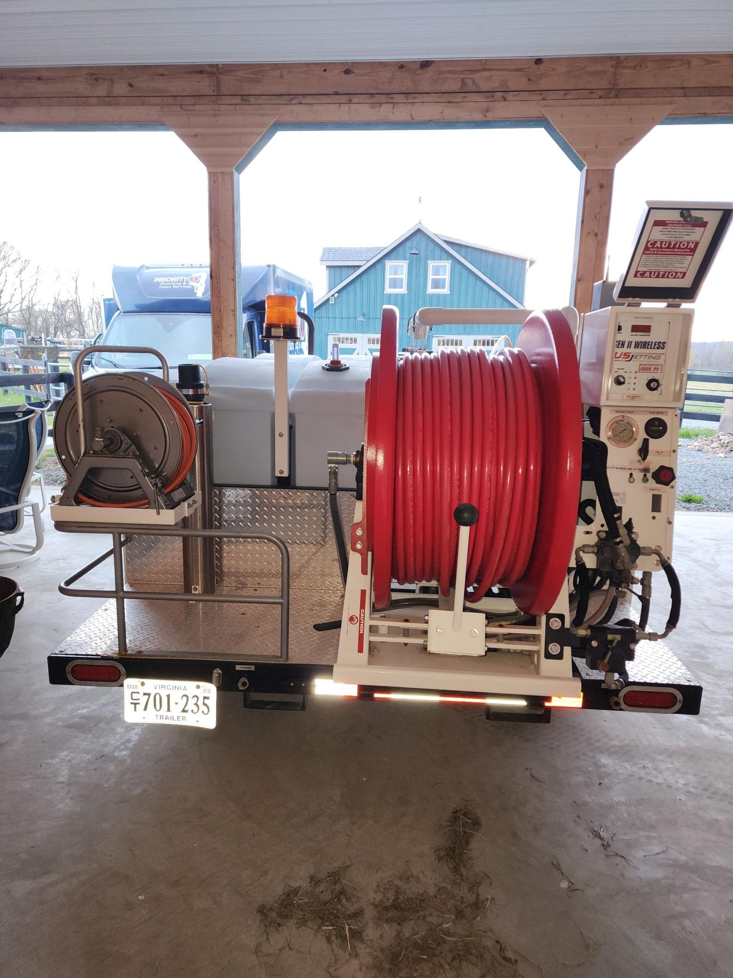 2013 U.S. JETTING 4025-600 UNIT WITH WIRELESS REMOTE – Jetter Depot