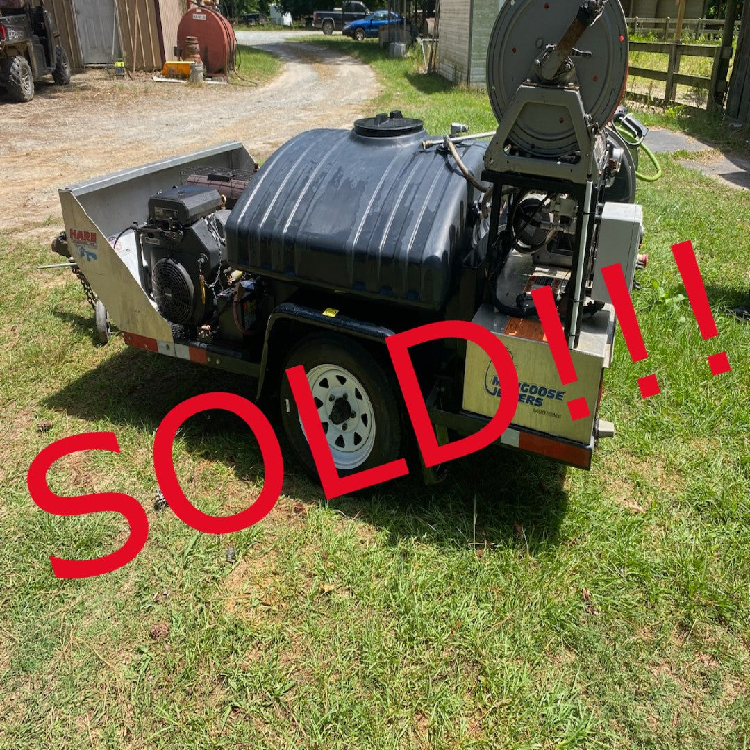 2014 Mongoose 123 Trailer with Wireless Remote – Jetter Depot