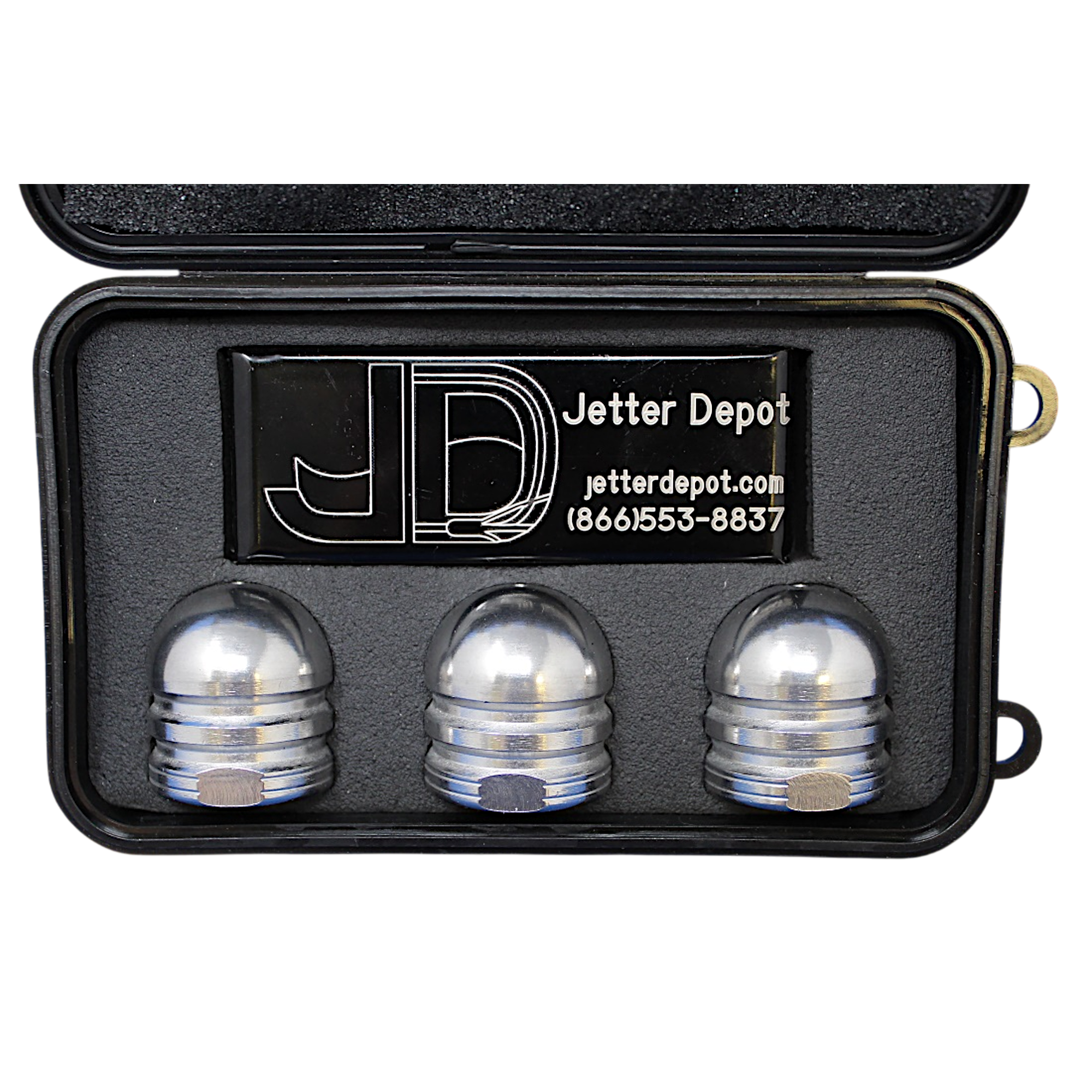 1/4" Trio-F Double Groove Nozzles 3 Pack With Case and Tip Cleaner ...