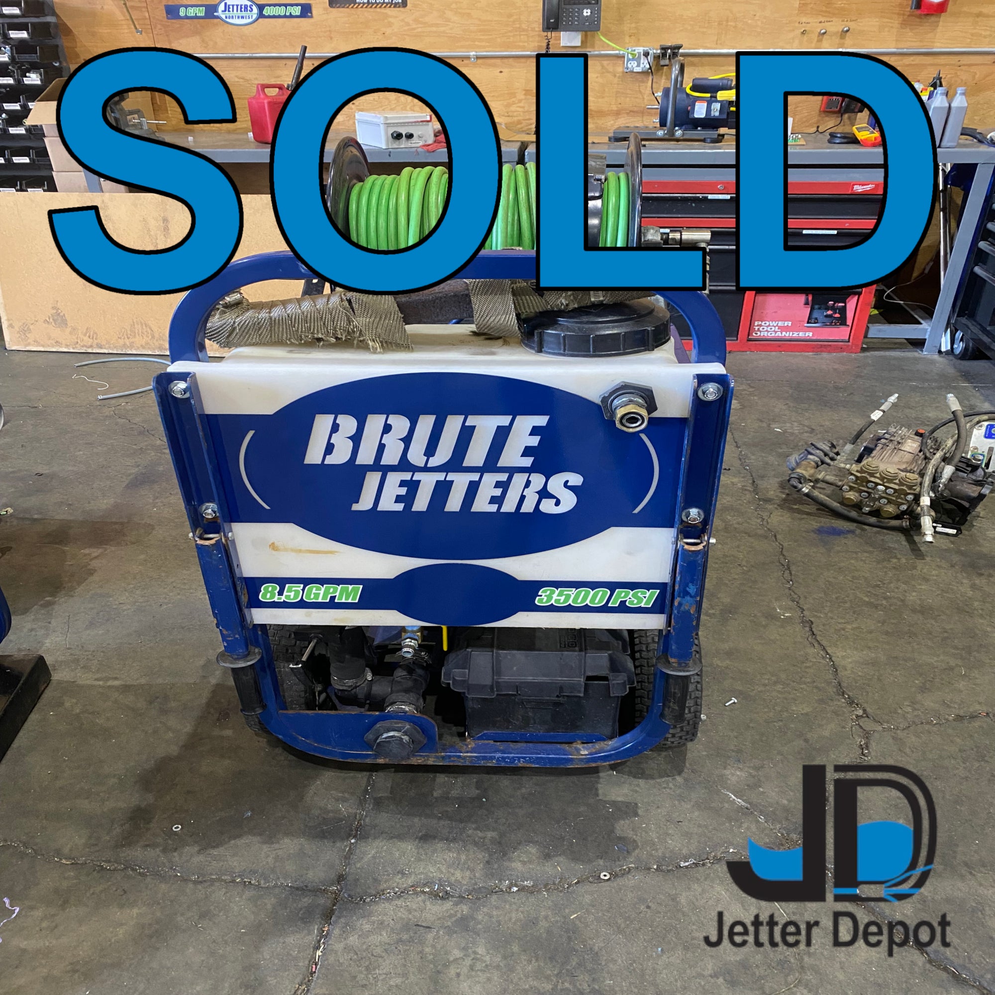 2019 BRUTE PROPANE CART UNIT – Jetter Depot